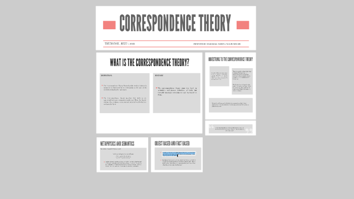 Correspondence Theory by Mai Enrile on Prezi