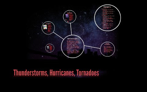 Thunderstorms, Hurricanes, Tornadoes by on Prezi