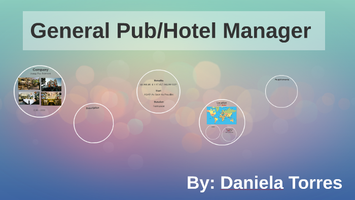General Pub/Hotel Manager by Danii Torres on Prezi