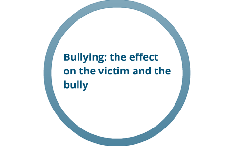 bullying: the effect on the bully and victim by Hannah Statler on Prezi