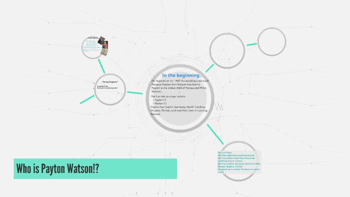 Who is Payton Watson!? by Azja Butler