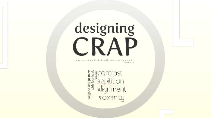 CRAP design by Abby Bischoff on Prezi