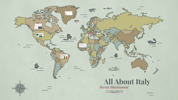 Map of Italy by torrie Blackwood on Prezi