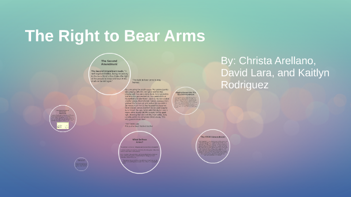 Improving the Second Amendment on The Right to Bear Arms by David Lara ...