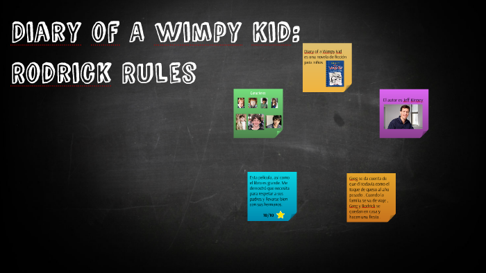 Diary of A Wimpy Kid: Rodrick Rules by Sydney Hermann on Prezi