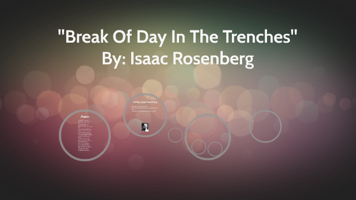 Break Of Day In The Trenches" by Luke Smith on Prezi