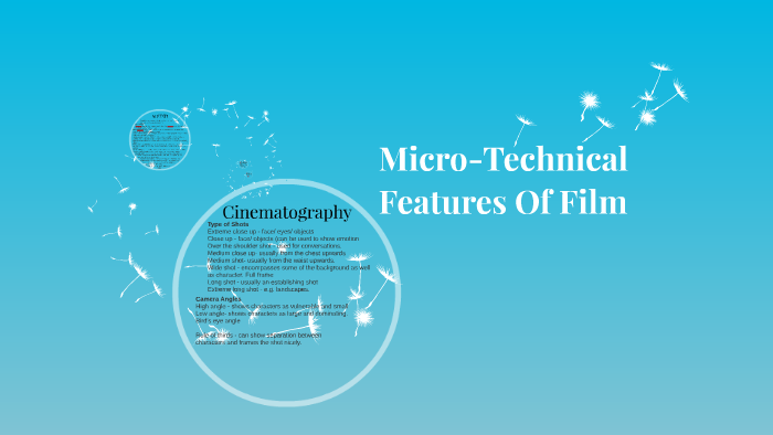 Micro-Technical Features Of Film by Georgiana Smith on Prezi