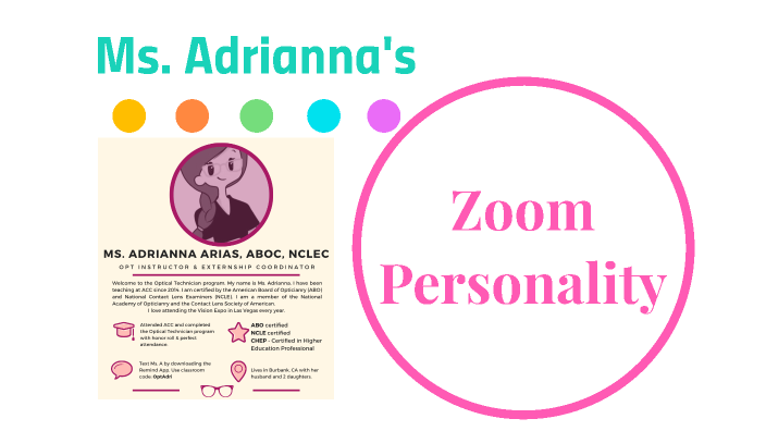 Zoom Personality by Adrianna Arias on Prezi