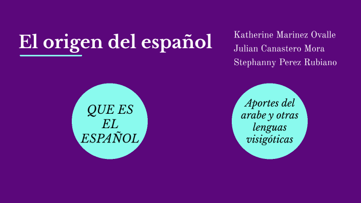 El origen del español by stephanny perez on Prezi