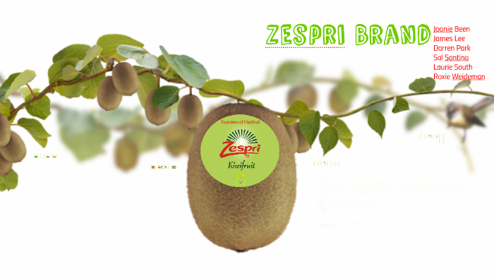 Zespri Branding by Joanie Been on Prezi