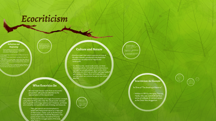 Ecocriticism by Melissa Cook on Prezi