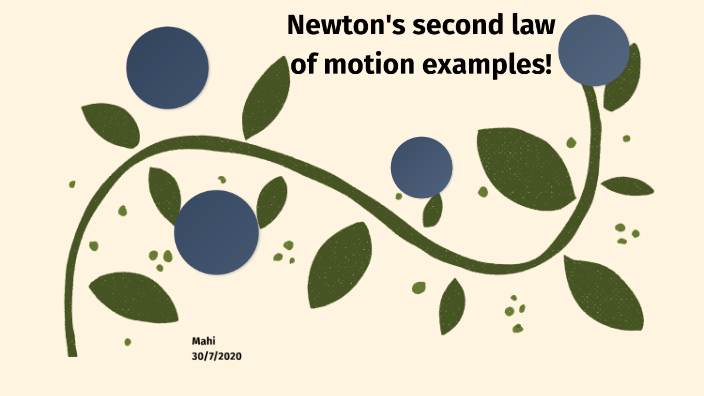Newtons 2nd law of motion examples and explanation by mahi alurkar on Prezi