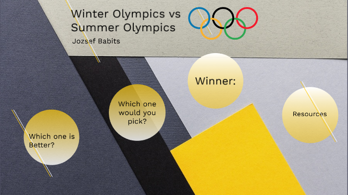 Winter Olympics vs Summer Olympics by jozsef babits on Prezi