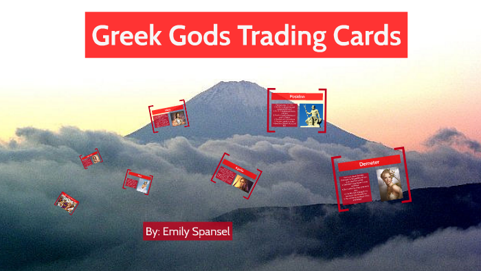Greek Gods Trading Cards by Emily S on Prezi