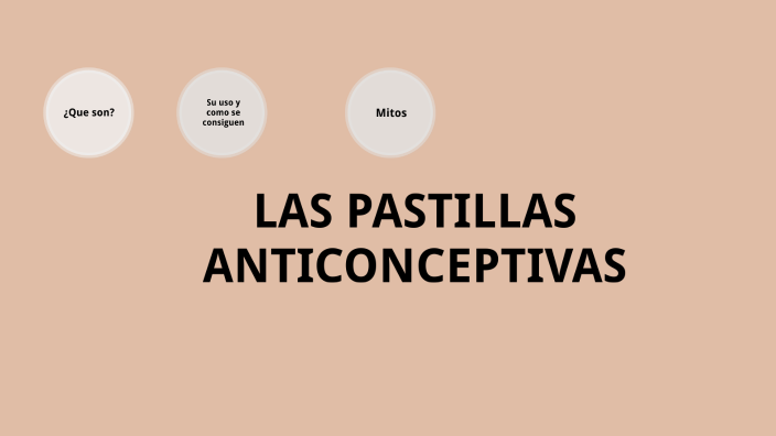 Las Pastillas Anticonceptivas by María Victoria Helfrich on Prezi