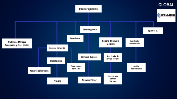 Organigrama Welldex Global by Ismarai Martínez on Prezi