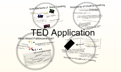 TED Application by Don Jones on Prezi