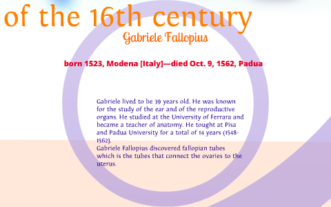 Gabriele Fallopius by michelle laitano on Prezi