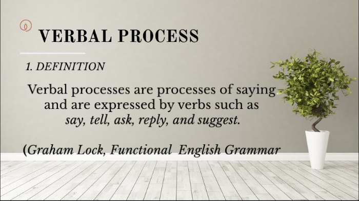VERBAL PROCESS by Lan Anh on Prezi