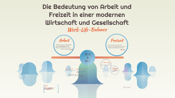 Die Bedeutung von Arbeit und Freizeit in einer modernen Wirt by Marike ...