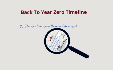 Back To Year Zero Timeline by timothy standen on Prezi