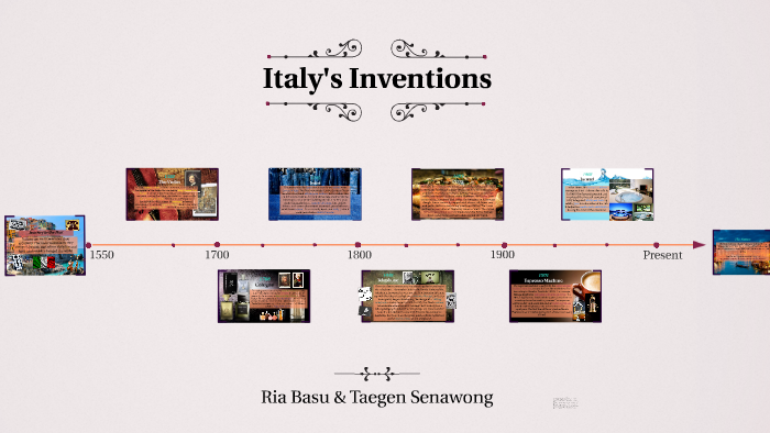 Italy's Inventions by Taegen Senawong on Prezi