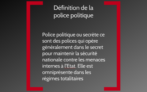La Police Politique by Yann Vogel on Prezi