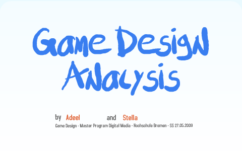 Game Design Analysis by Domikado Miki