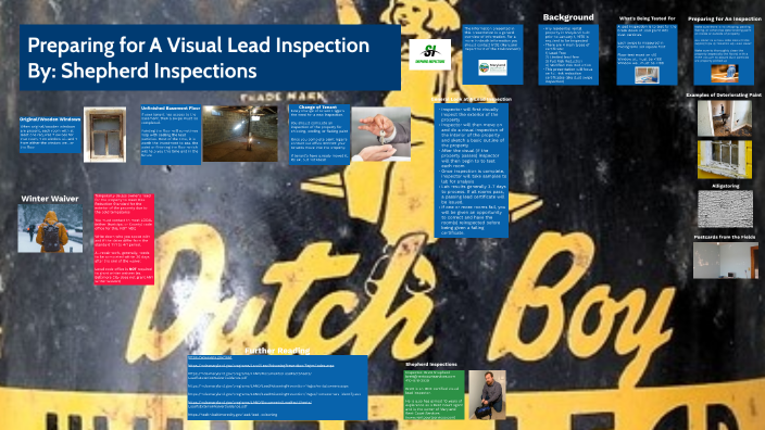 Preparing for A Visual Lead Inspection by Brett Shepherd on Prezi