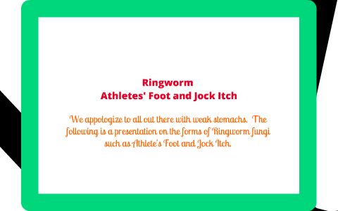 Anatomy: Ringworm, Athletes' Foot, and Jock Itch by Jaryd Frankenfield ...