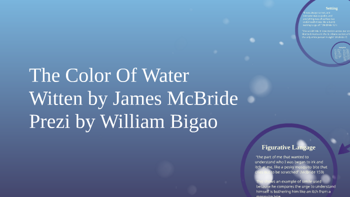 The Color Of Water, by James McBride by william bigao