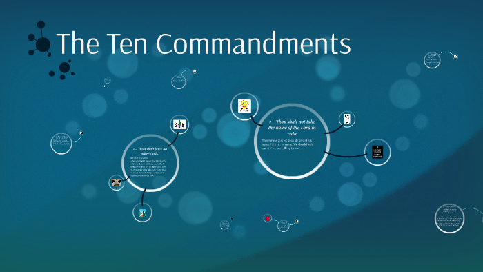 The Ten Commandments by Jeremy Schmidt on Prezi