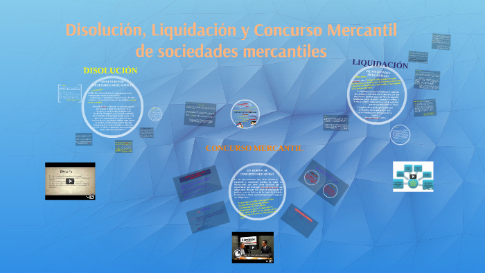 Disolución, liquidación y Concurso Mercantil de Sociedades Mercantiles by on Prezi