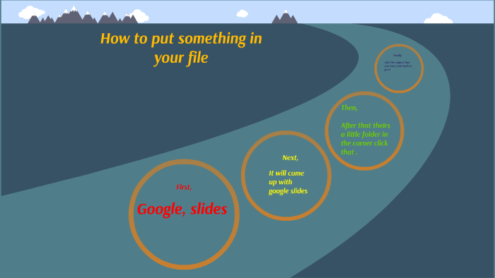 How to put something in your file by Ellie Johnson on Prezi
