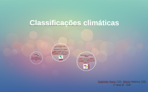 Classificações climáticas by Gabriela Nara on Prezi