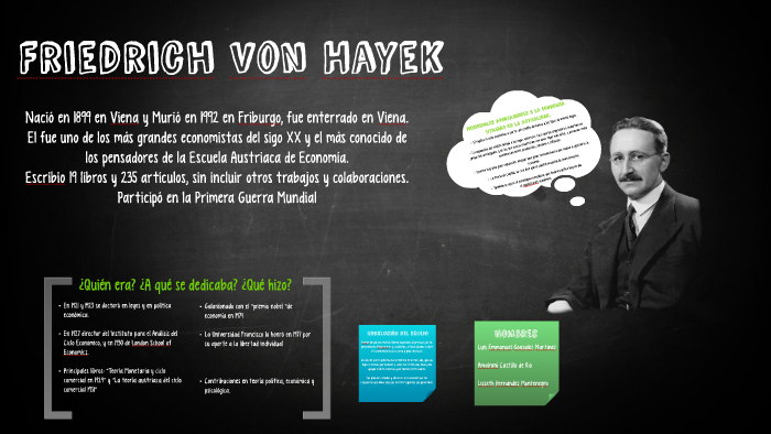 Friedrich Von Hayek by Lisseth Hernandez on Prezi