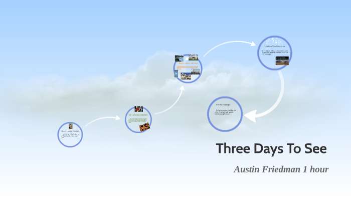 Three Days To See by Austin Friedman on Prezi