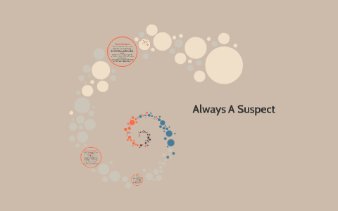 Always A Suspect by Esther Richards on Prezi