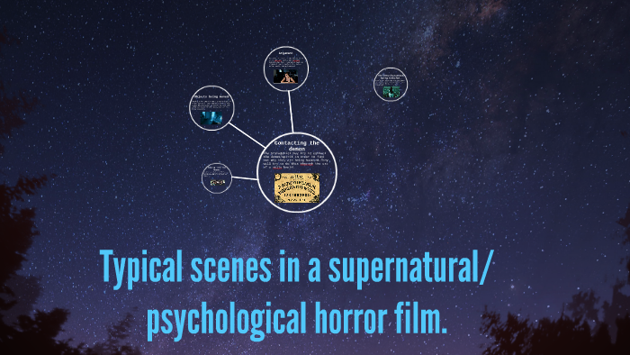 Typical scenes in a supernatural/psychological horror film. by John ...