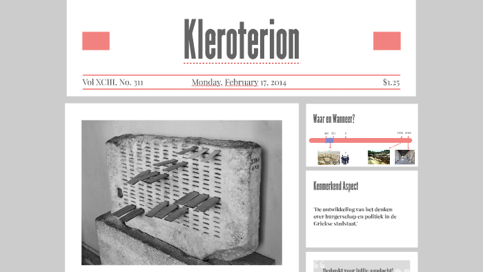 Kleroterion by ines hoving on Prezi