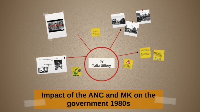 Impact of the ANC and MK on the government 1980s by Talia Gilbey on Prezi