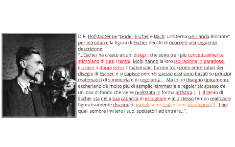 Presentazione su Escher by Giulio Pagano on Prezi