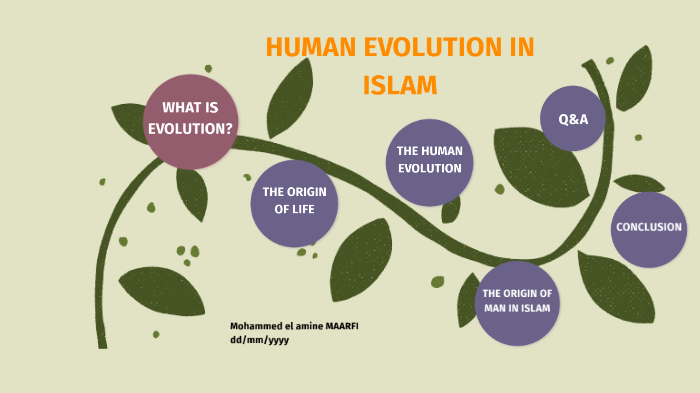 human evolution in islam by maarfi mohammed el amine on Prezi