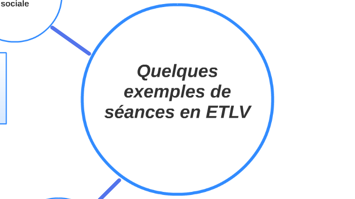 Quelques exemples de séances en ETLV by Damien LESUEUR on Prezi