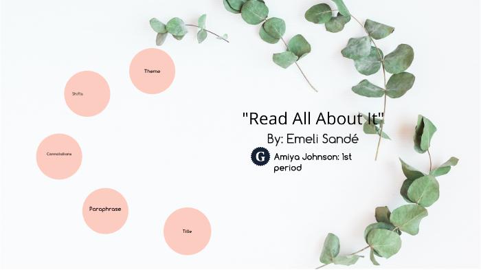 "Read All About It" by Amiya Johnson on Prezi