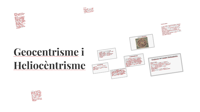 Geocentrisme i Heliocentrisme by on Prezi