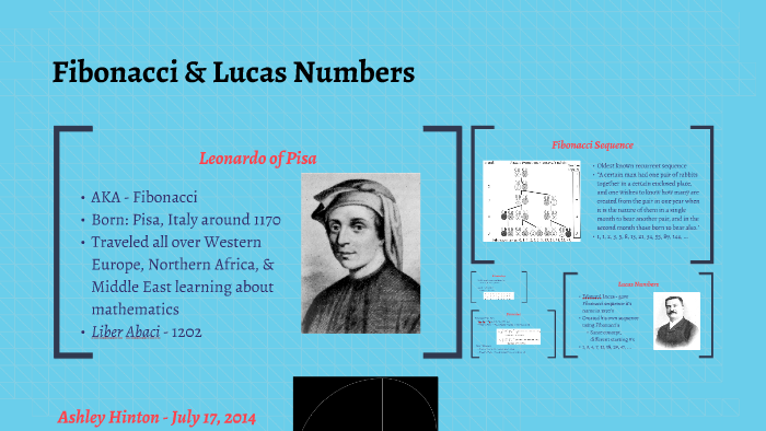 Fibonacci And Lucas Numbers By Ashley Hinton On Prezi Next