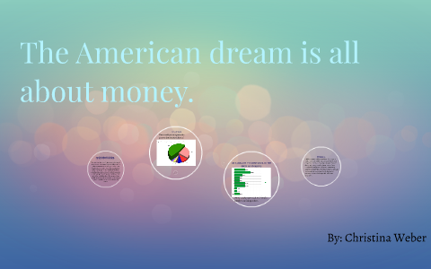 The American dream is all about money by Christie Weber on Prezi