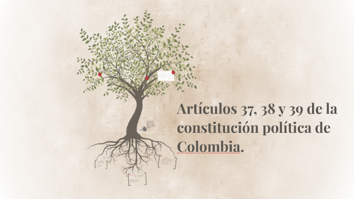 Artículos 37, 38 y 39 de la constitución política de Colombi by Paola ...