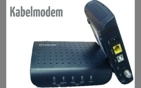 Kabelmodem by Andrea S on Prezi